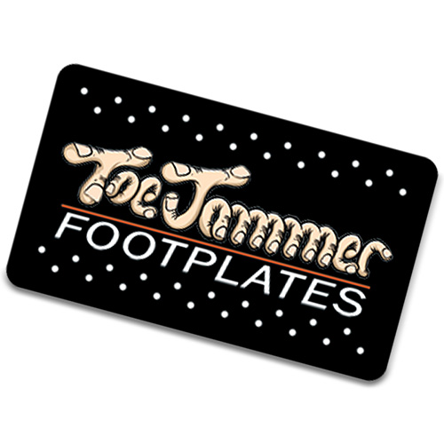 Wheelchair Footplate Gift Cards | Toe Jammer Footplates