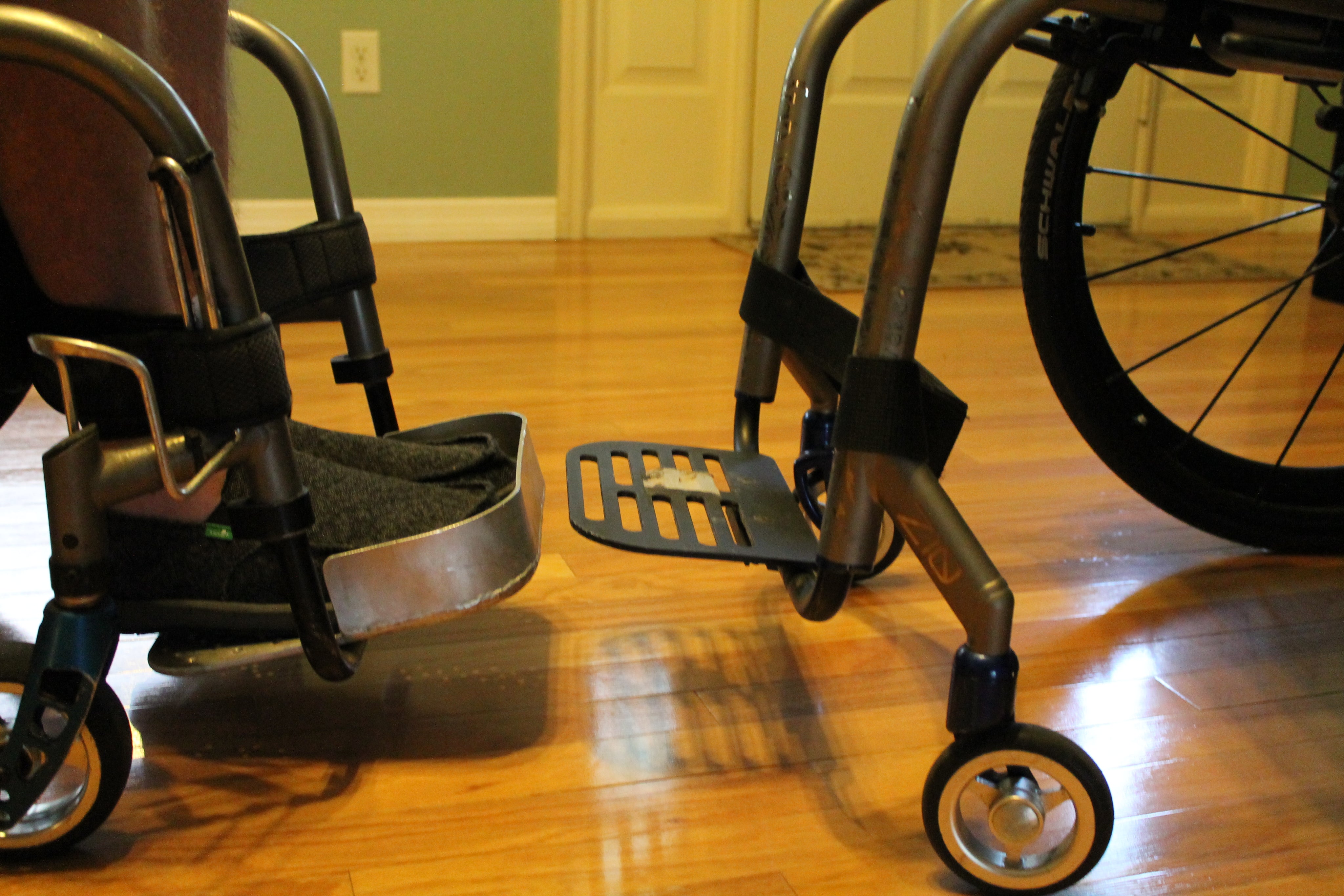 Toe Jammer Footplates | Wheelchair Footplates Foot Toe Safety